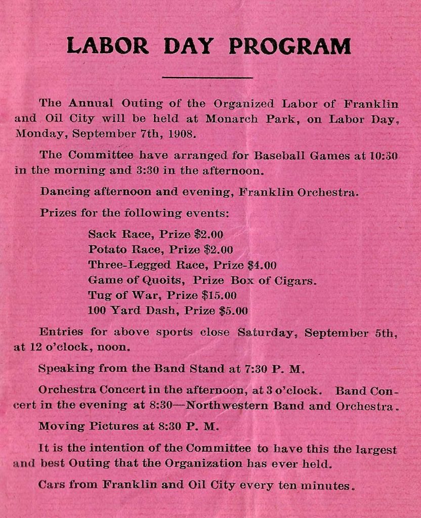 Monarch Park – Oil Region Library Association