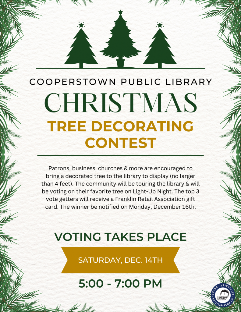 Christmas Tree Decorating Contest – Oil Region Library Association