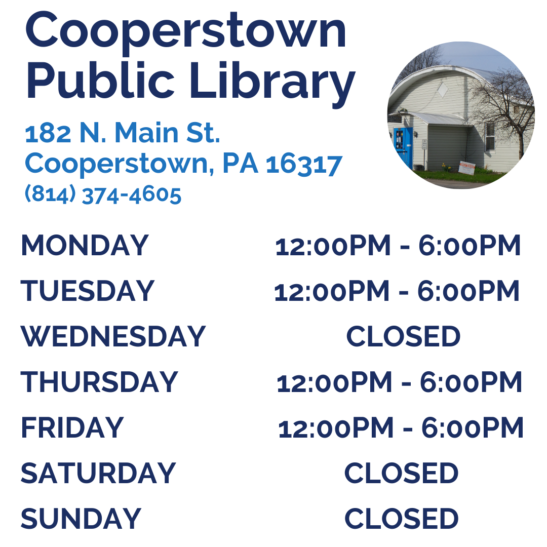 Oil Region Library Association – 1 card. 3 libraries. Infinite ...